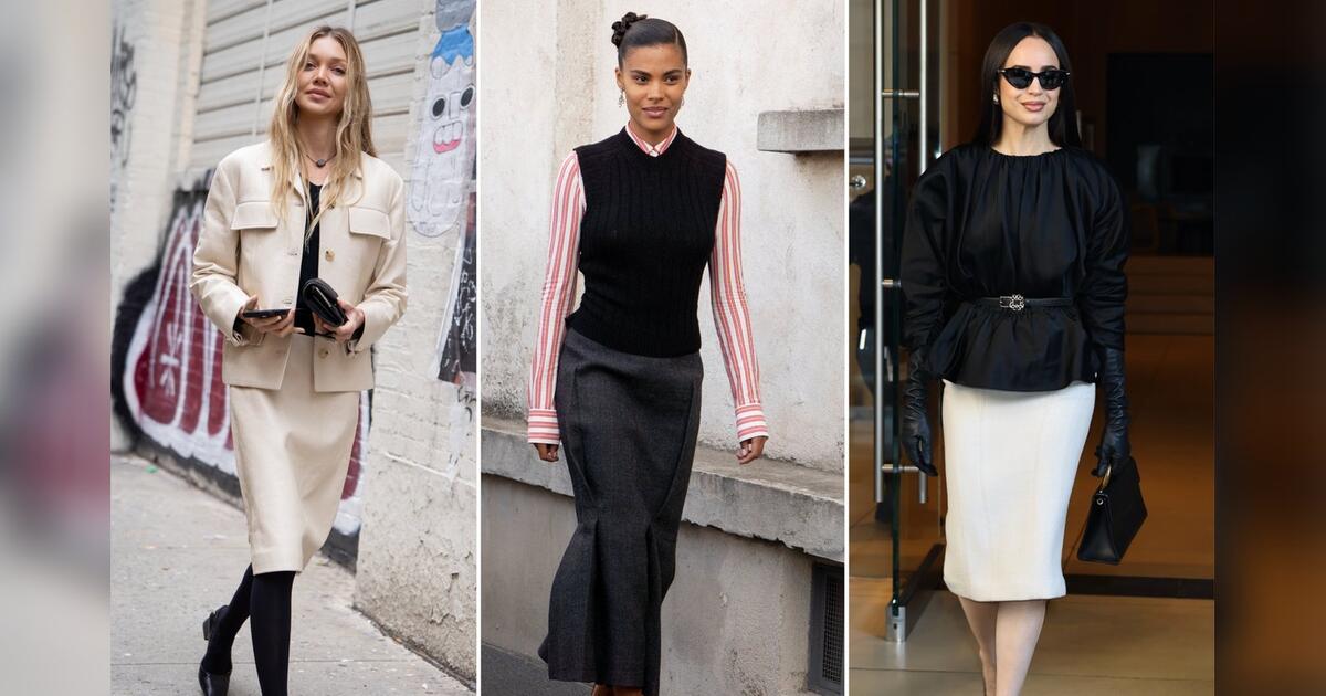 Cool Girls tragen im Herbst Pencil Skirts: Der Bleistiftrock im Trend ...