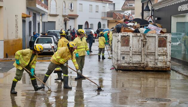 Unwetter in Andalusien