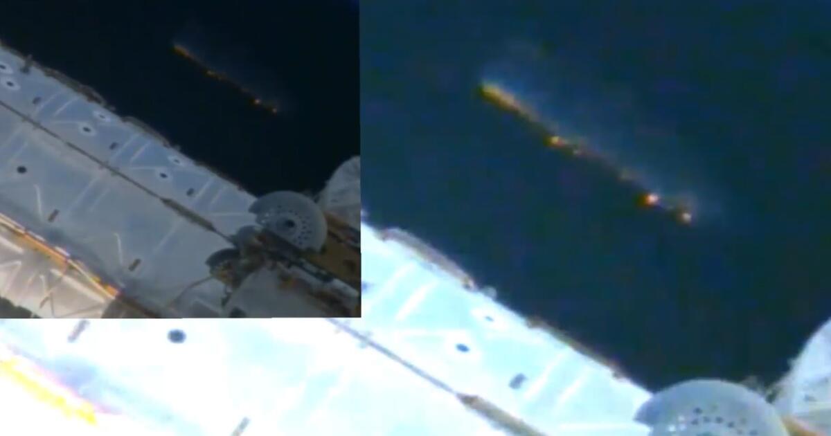 US-Ufologen wollen riesiges Alien-Schiff neben ISS entdeckt haben ...