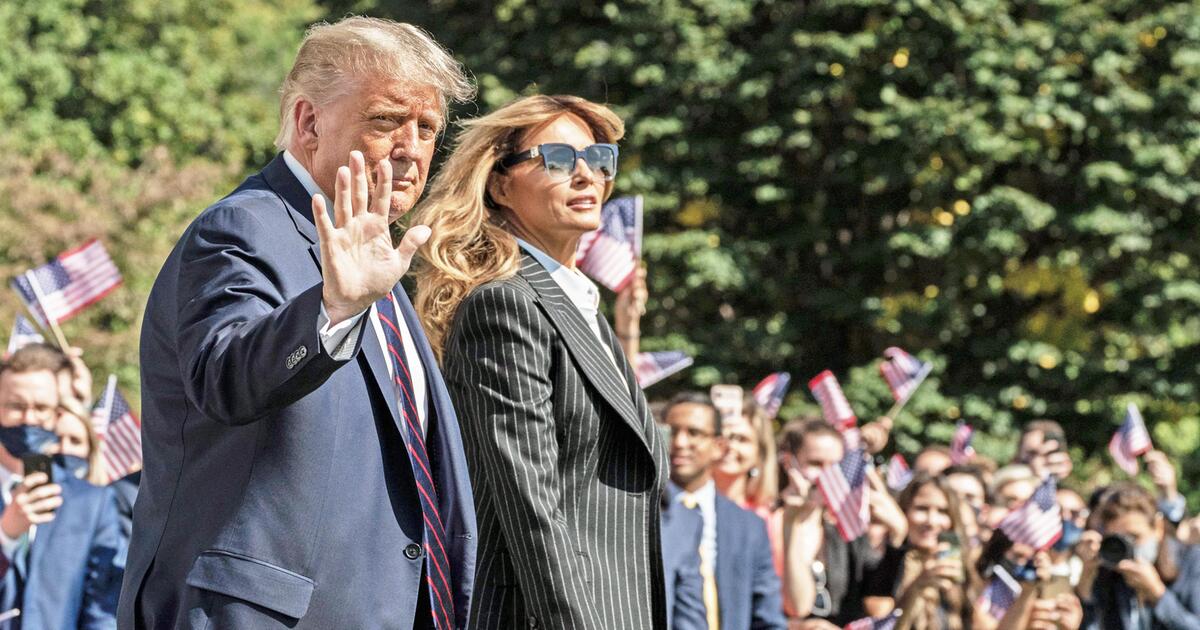 Donald Trump und Melania positiv auf Coronavirus SARS-CoV-2 getestet ...