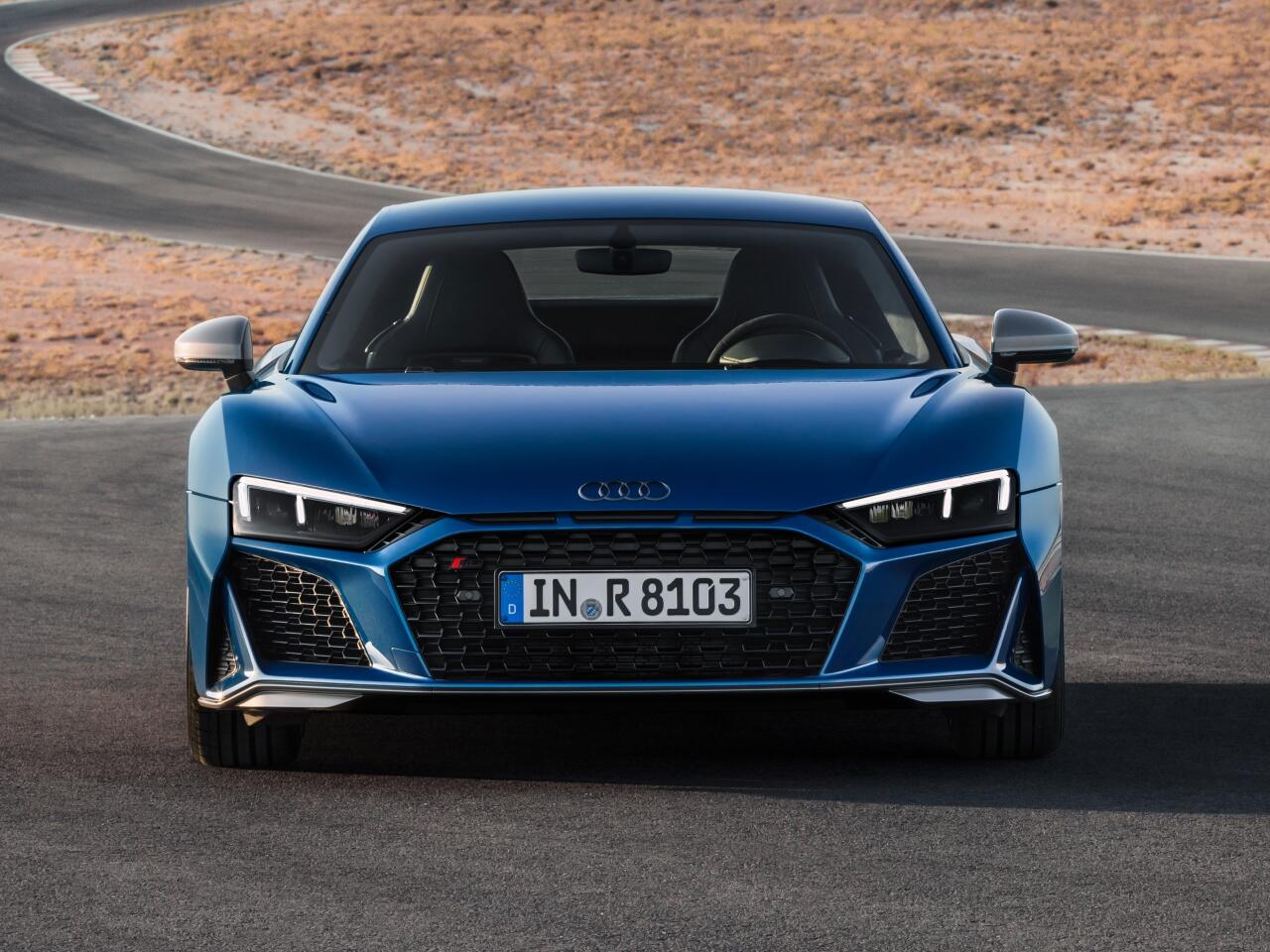 Audi R8 Facelift: Coupé und Spyder mit markanterer Front und neuer ...